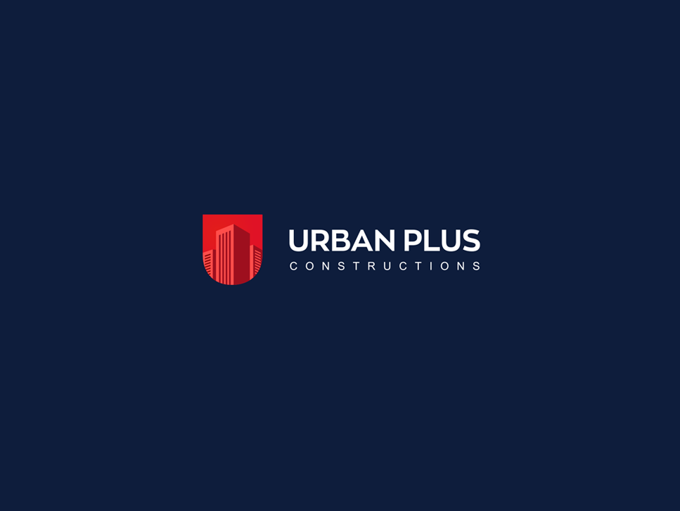 Urban Plus Construction Logo by Asad Naveed on Dribbble