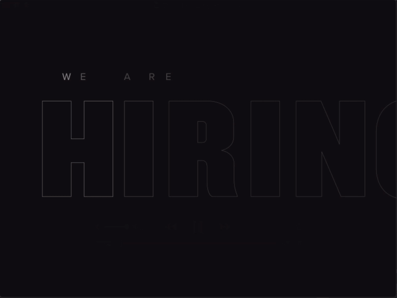 Now Hiring Animation by Carlos Ortega on Dribbble