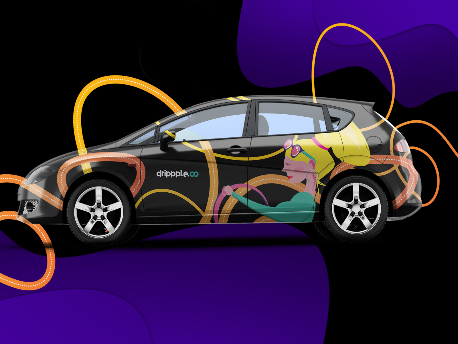 car branding by Marek on Dribbble