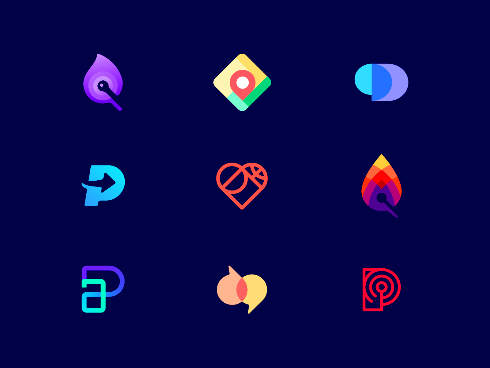 TOP9 SMART LOGOS OF 2018 by Leo on Dribbble