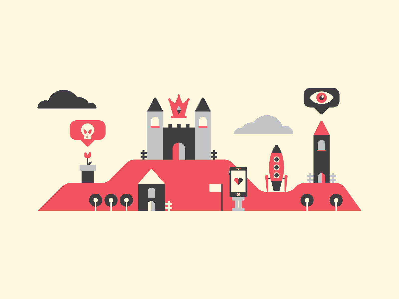 Dissertation Illustration - Kingdom by Graeme Robertson on Dribbble