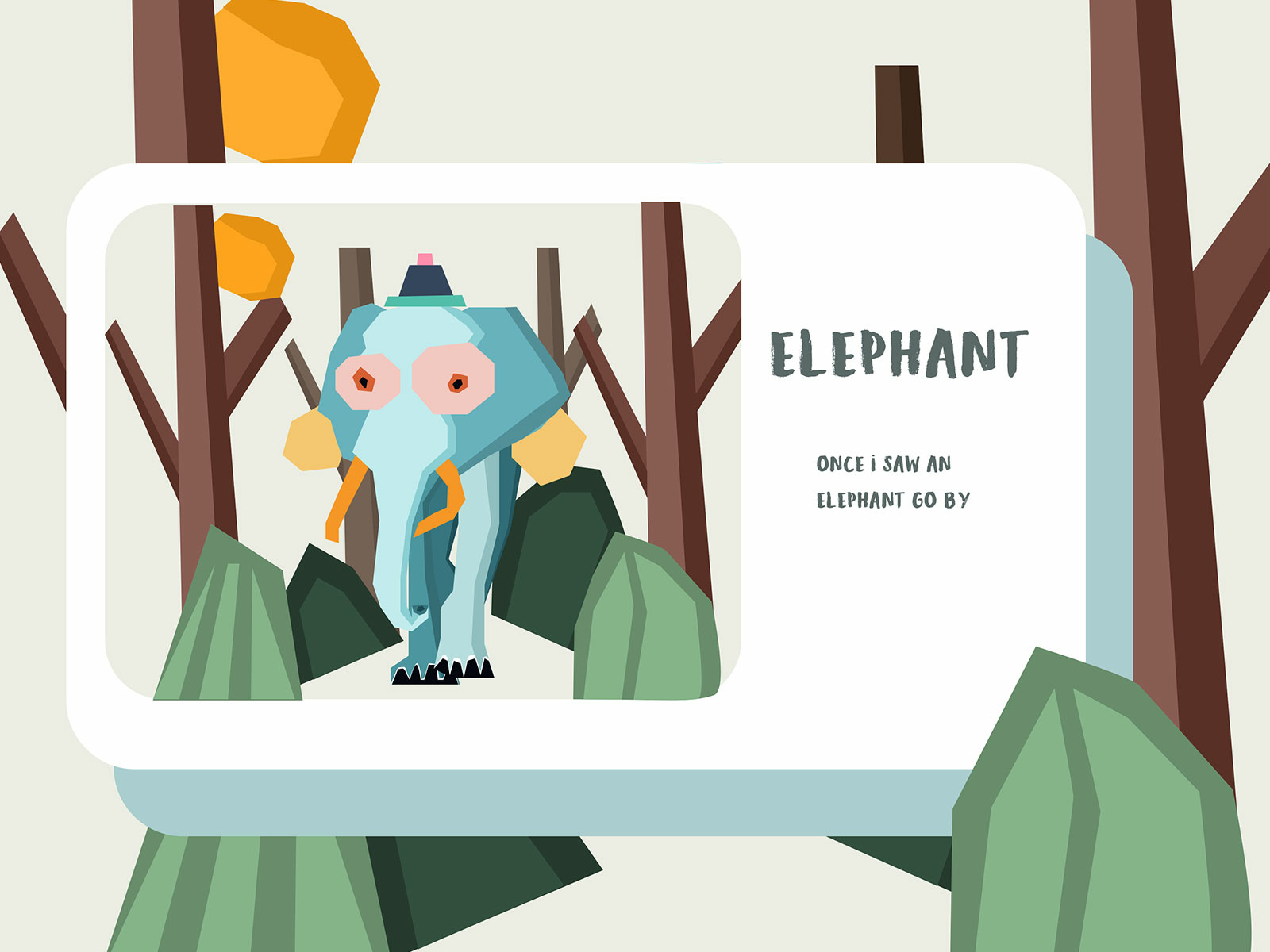 elephant illustration by Akili on Dribbble