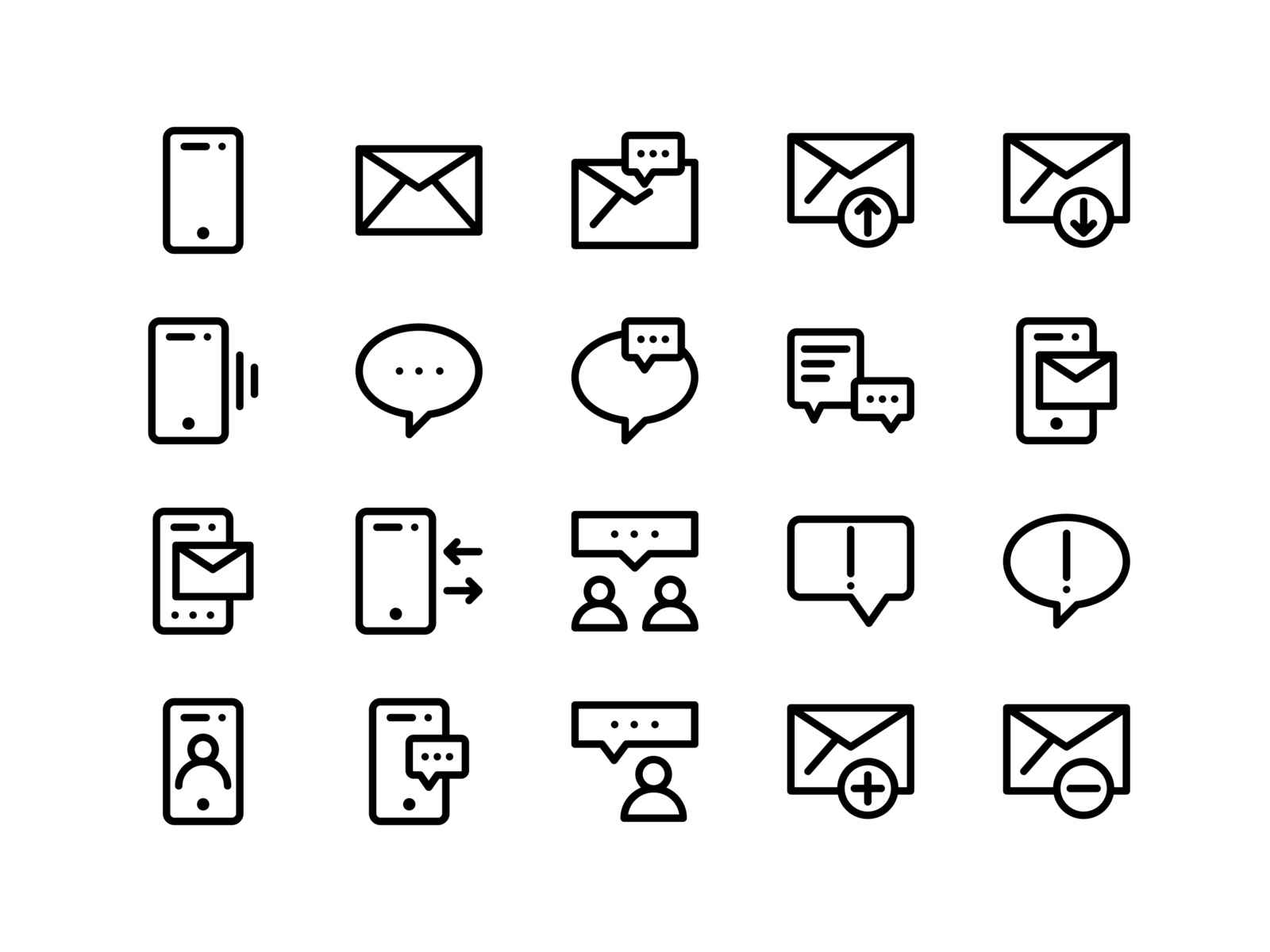 Communication icon simple by Gung Yoga on Dribbble