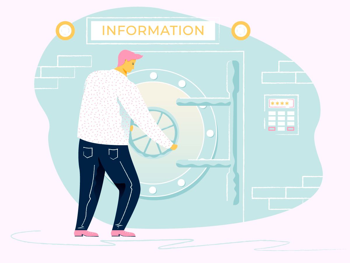 Keeping your data safe by Lina Leusenko on Dribbble