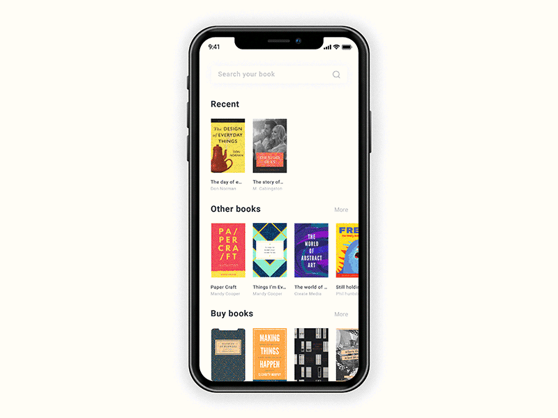 Book App by Ritesh Kerketta on Dribbble