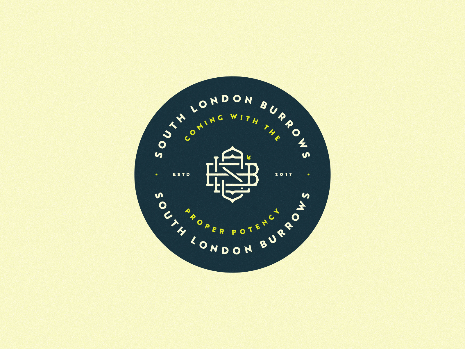 SLB Badge by South London Burrows on Dribbble