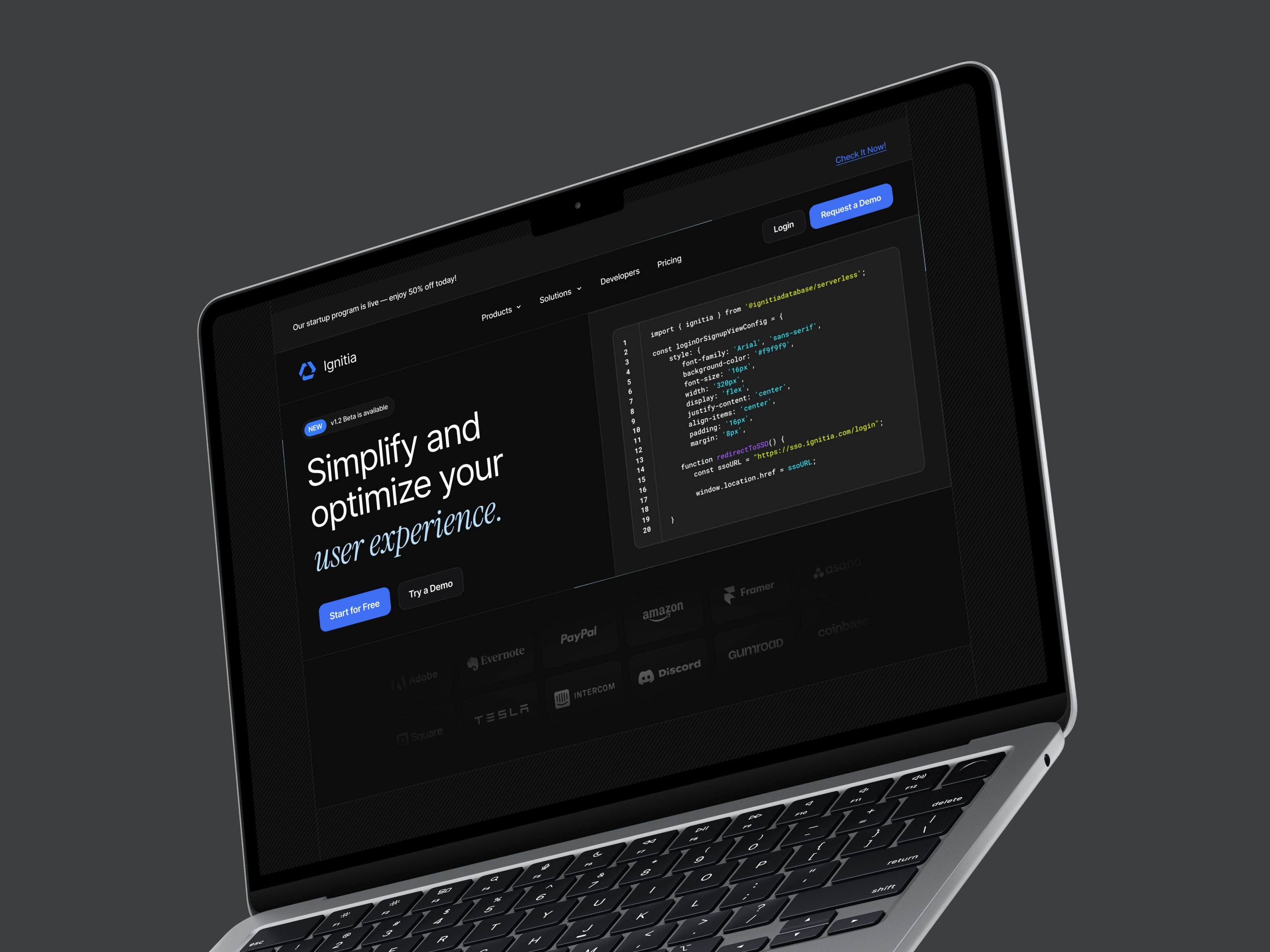 Ignitia - Landing Page by Barly Design for Uxerflow on Dribbble