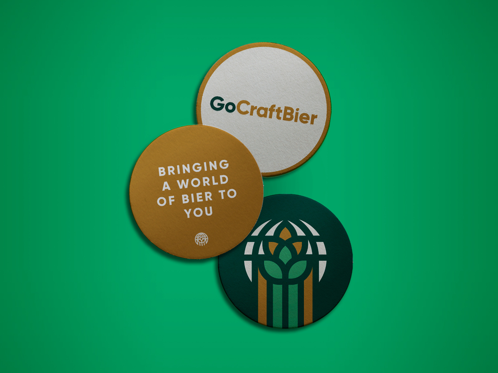 Go Craft Bier Coasters by Josh VandenAvond for B&Co. on Dribbble
