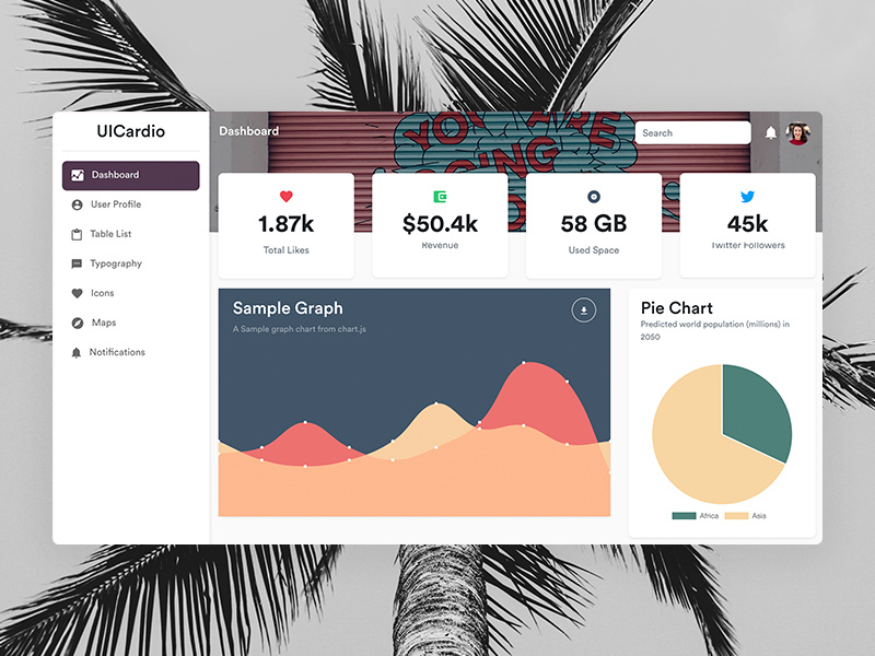 Palmwood Bootstrap 4 Dashboard by Arvind on Dribbble Palmwood Bootstrap 4 Dashboard by Arvind on Dribbble