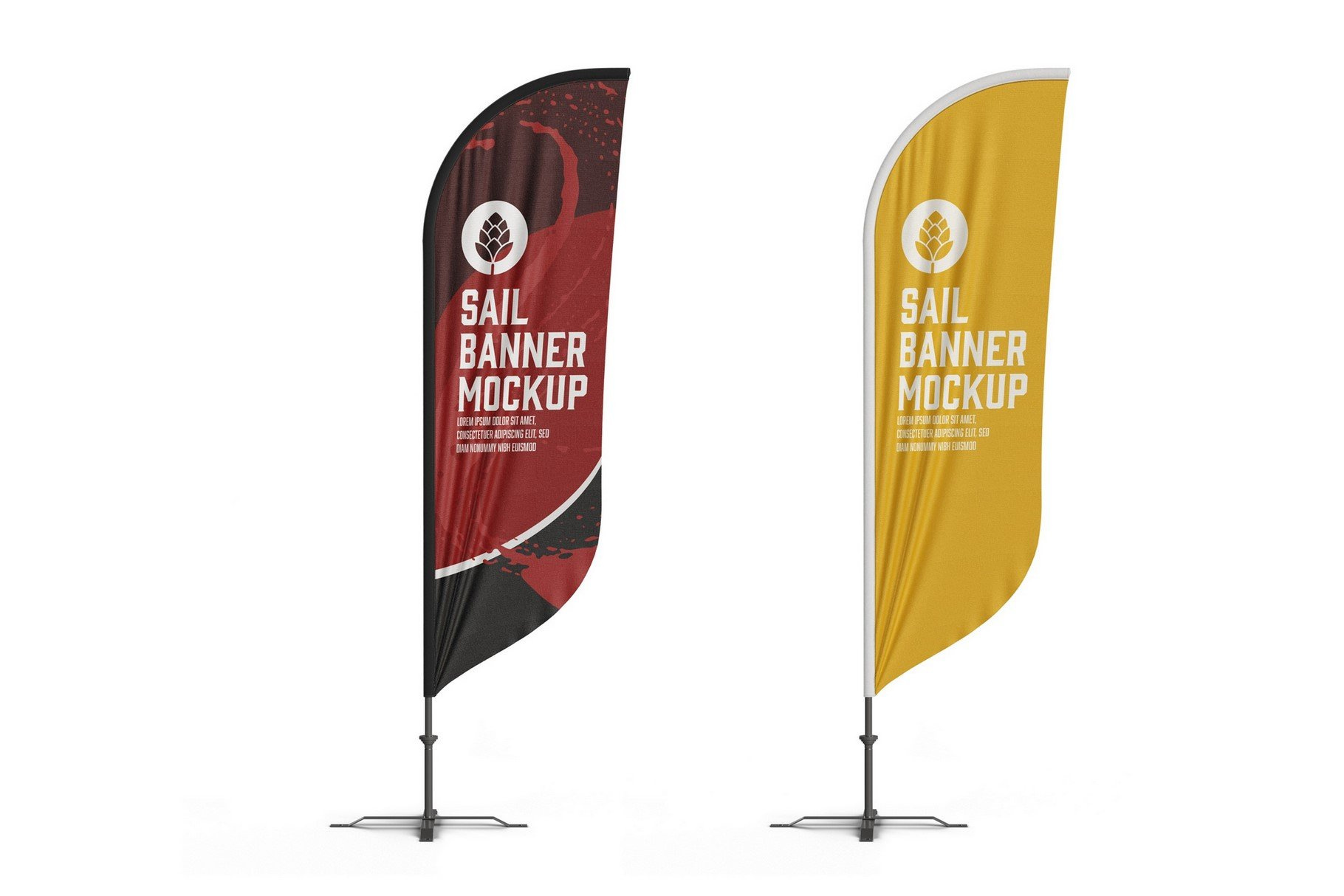 Flying Banner Mockup by Roverto Hartasanchez on Dribbble