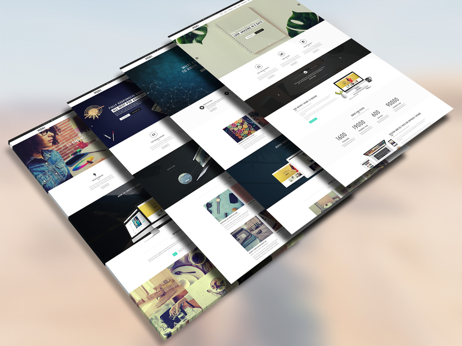 Moki - Multipurpose 126 PSD Template Showcase Option 70 by Mai Xuan Man ...
