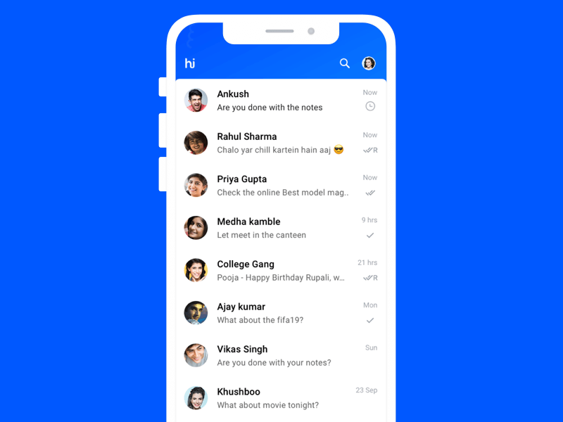 Changing App Theme By Srikant Shetty For Hike On Dribbble