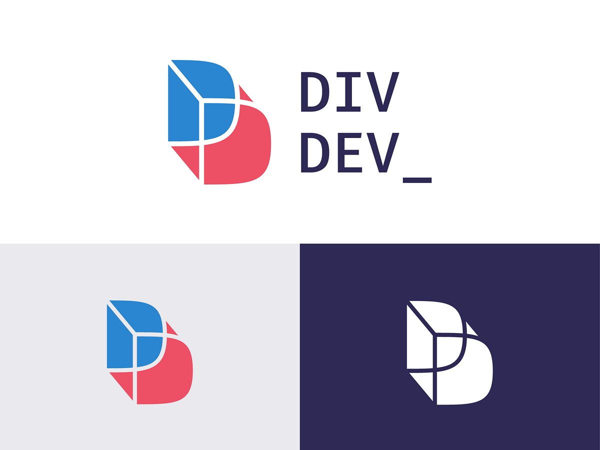 DivDev Logo. Personal branding logo design by Peacebot | Artur on Dribbble