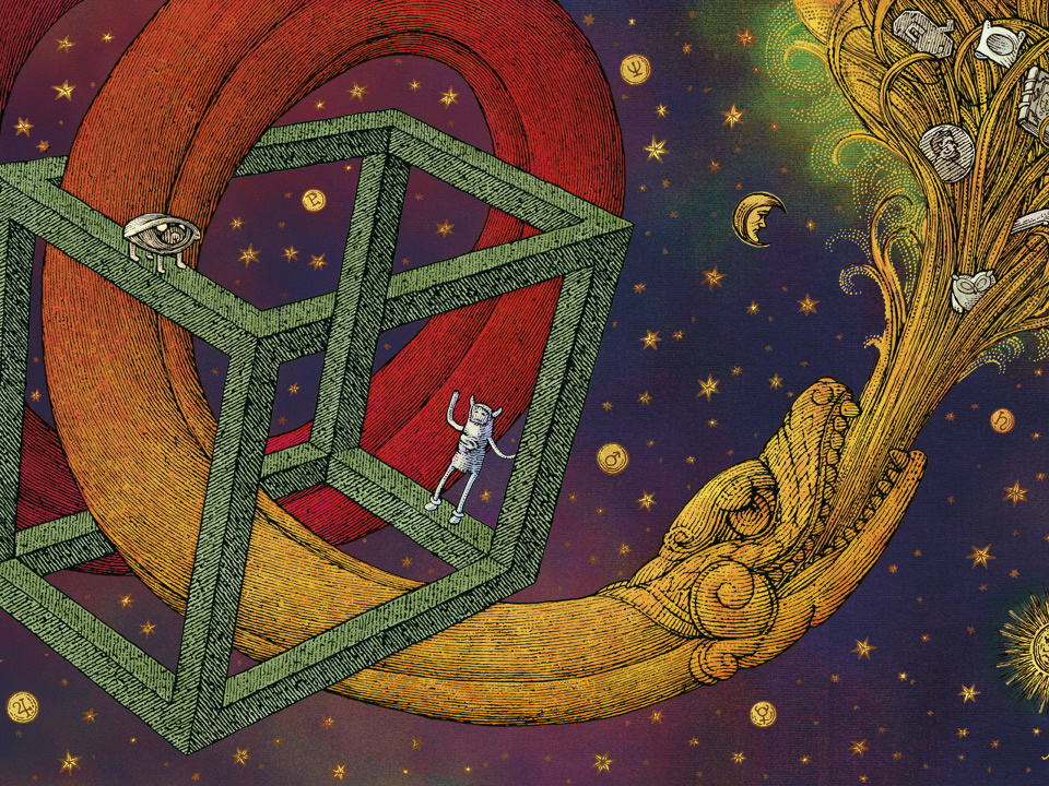 dbl-pg spread for Adventure Time Enchiridion by Mahendra Singh on Dribbble