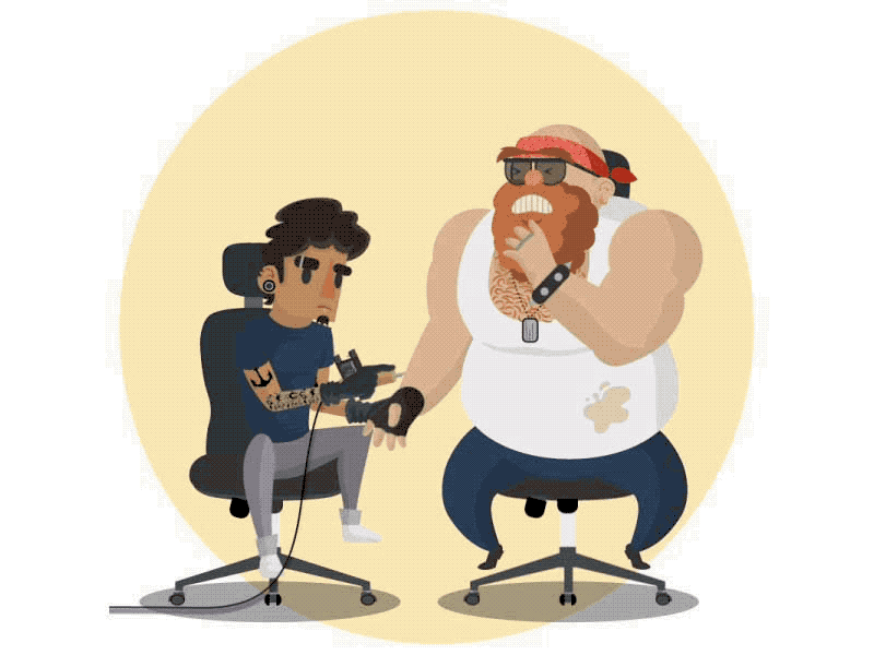 Rude Animated Person