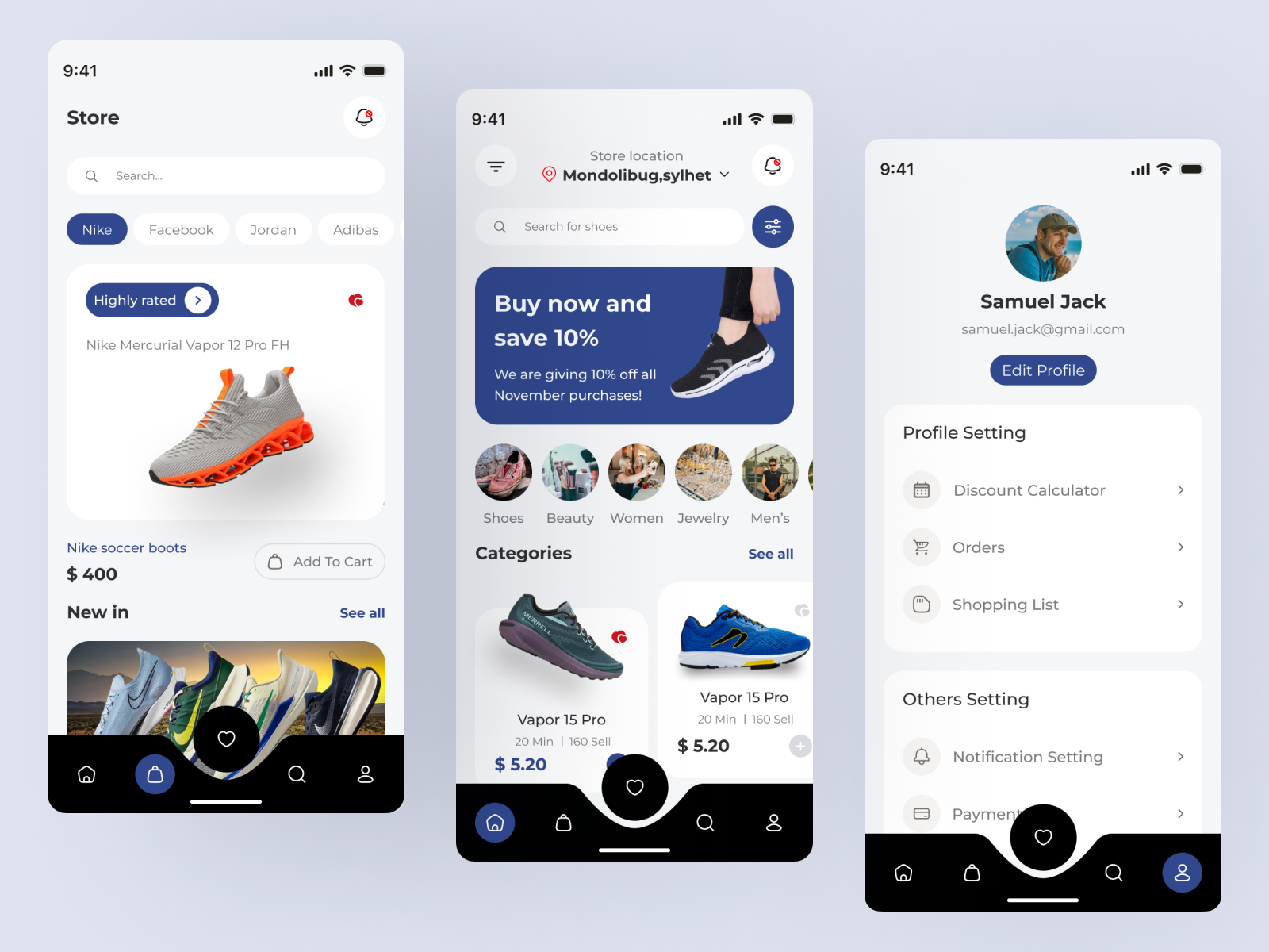 E Commerce Mobile App Design by UIX Maruf Hossen on Dribbble