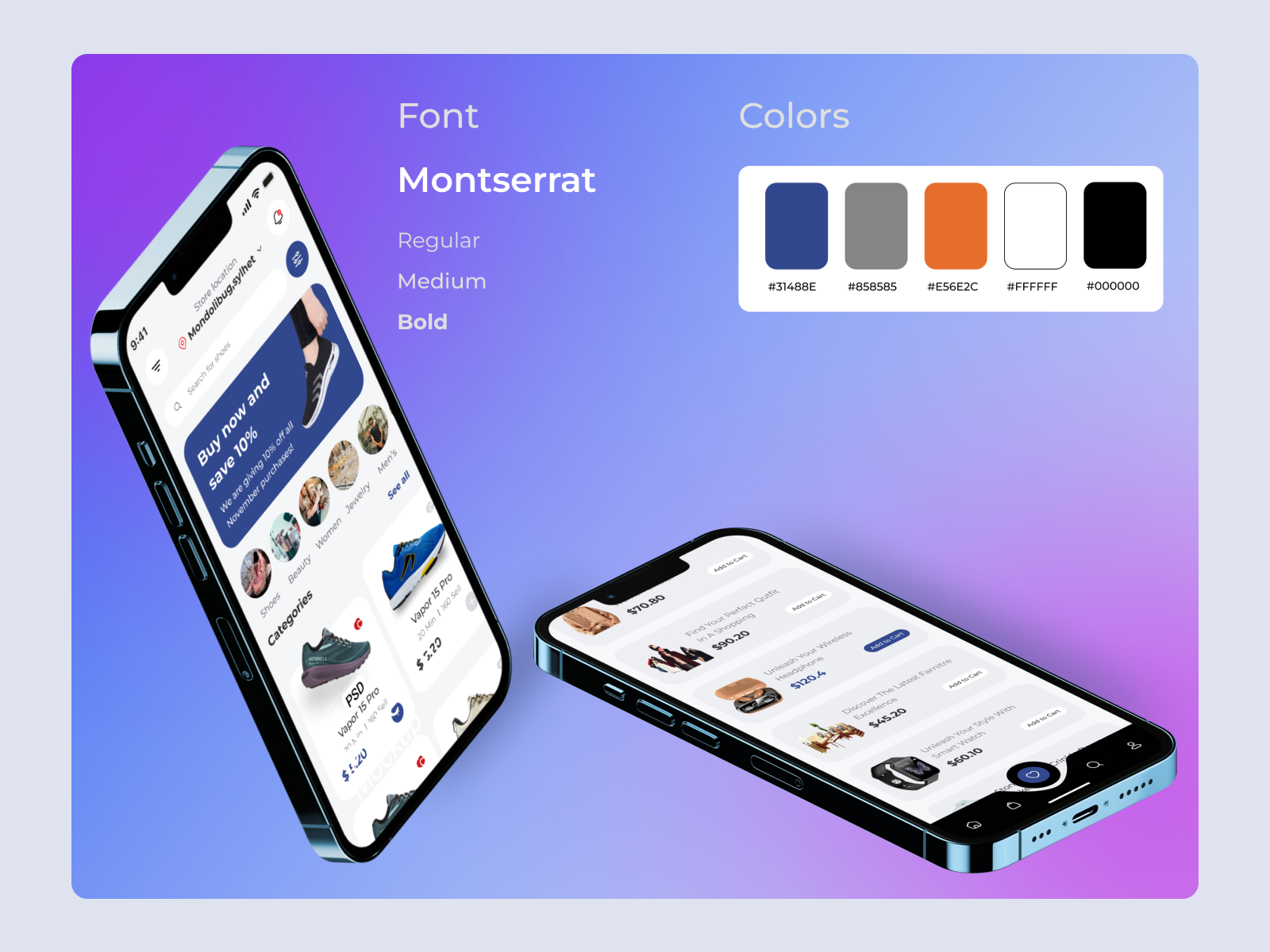 E Commerce Mobile App Design by UIX Maruf Hossen on Dribbble