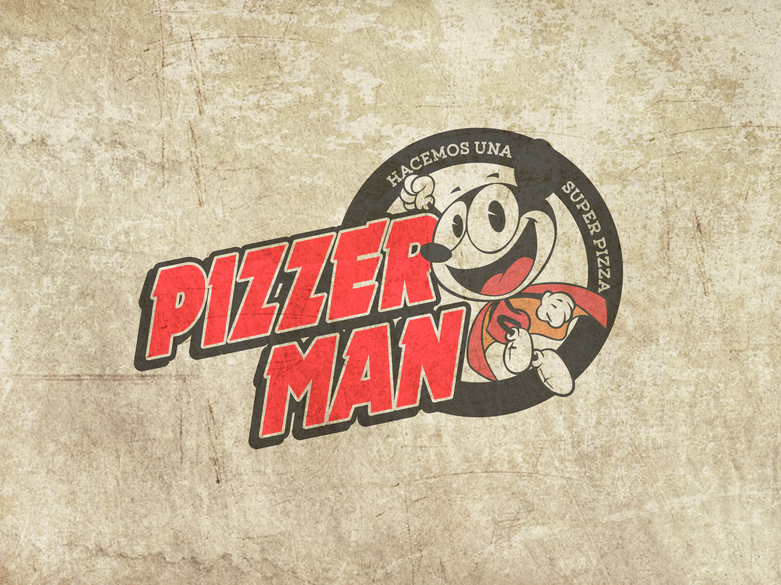 Logo Pizzerman 3 by Ozawa on Dribbble