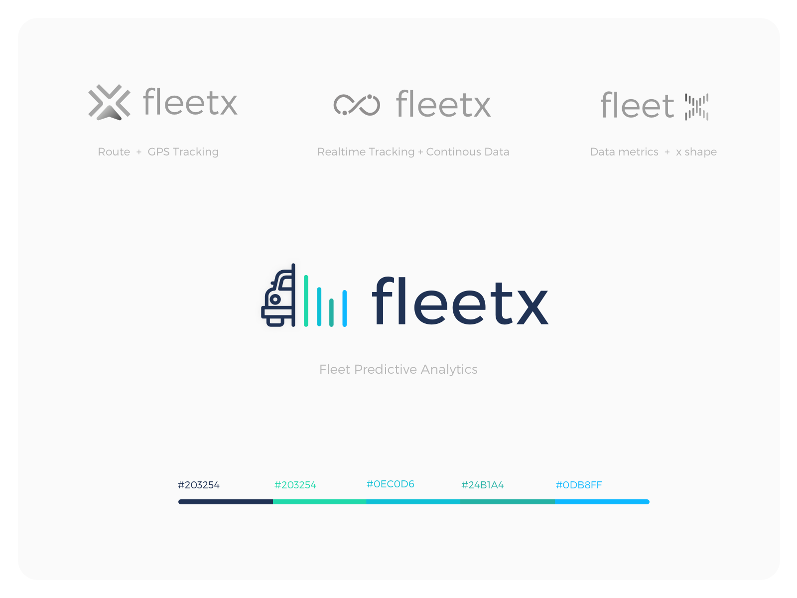 Fleetx - Logo for a fleet management data platform by Monisha Jaswal on ...