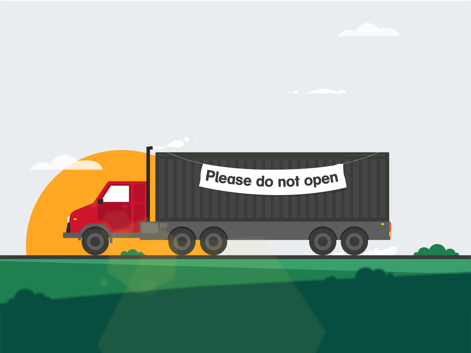 Top secret package on way. by Sourav Sarkar on Dribbble