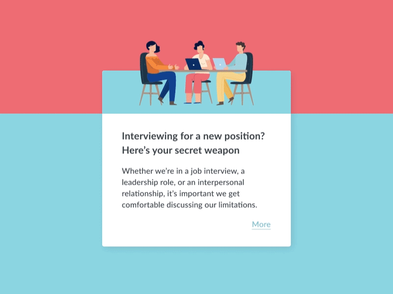 Card interaction by Isabela on Dribbble