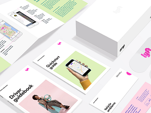 Lyft - Branding: Print by Takashi Kusui on Dribbble