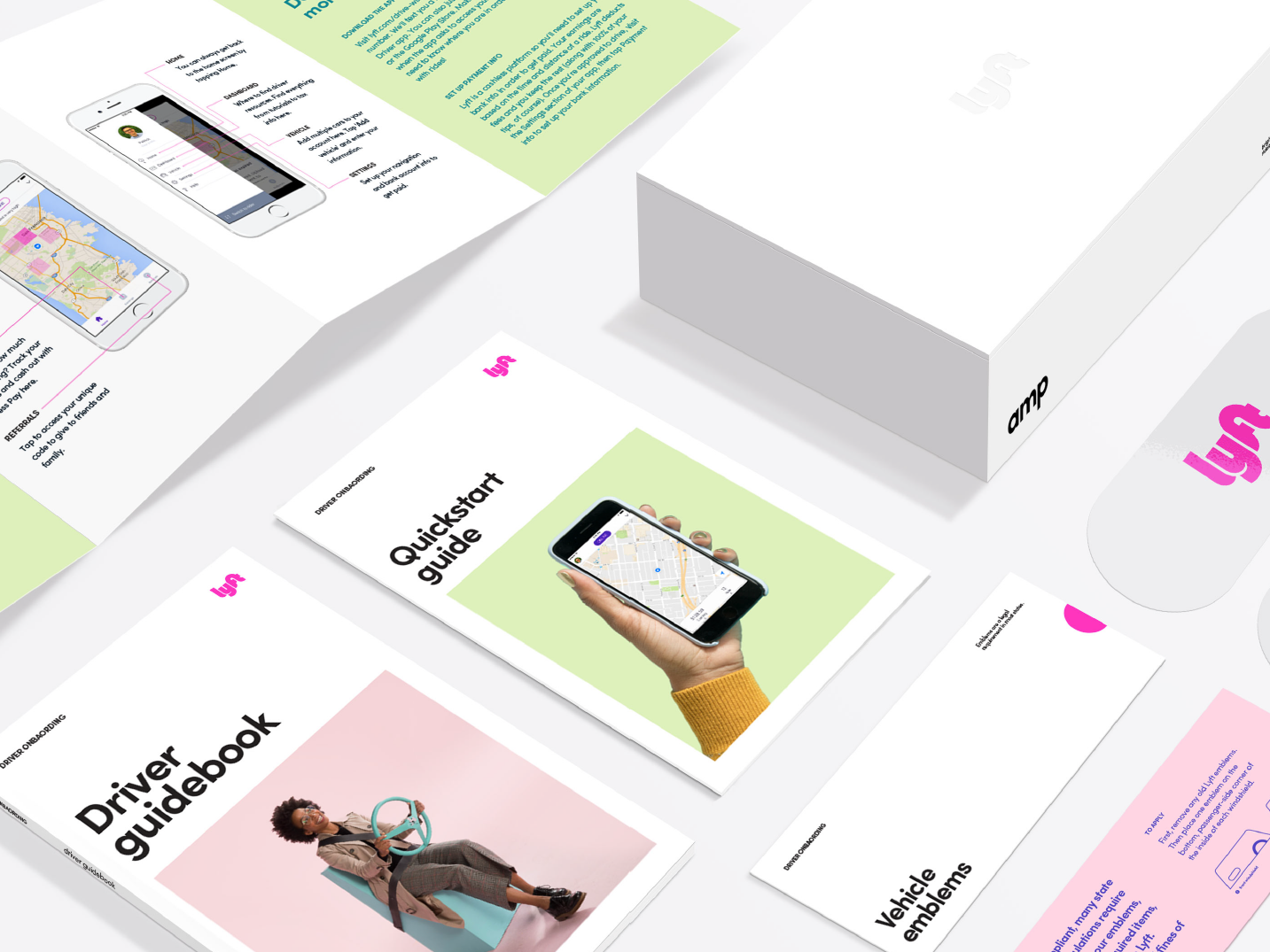Lyft - Branding: Print by Takashi Kusui on Dribbble