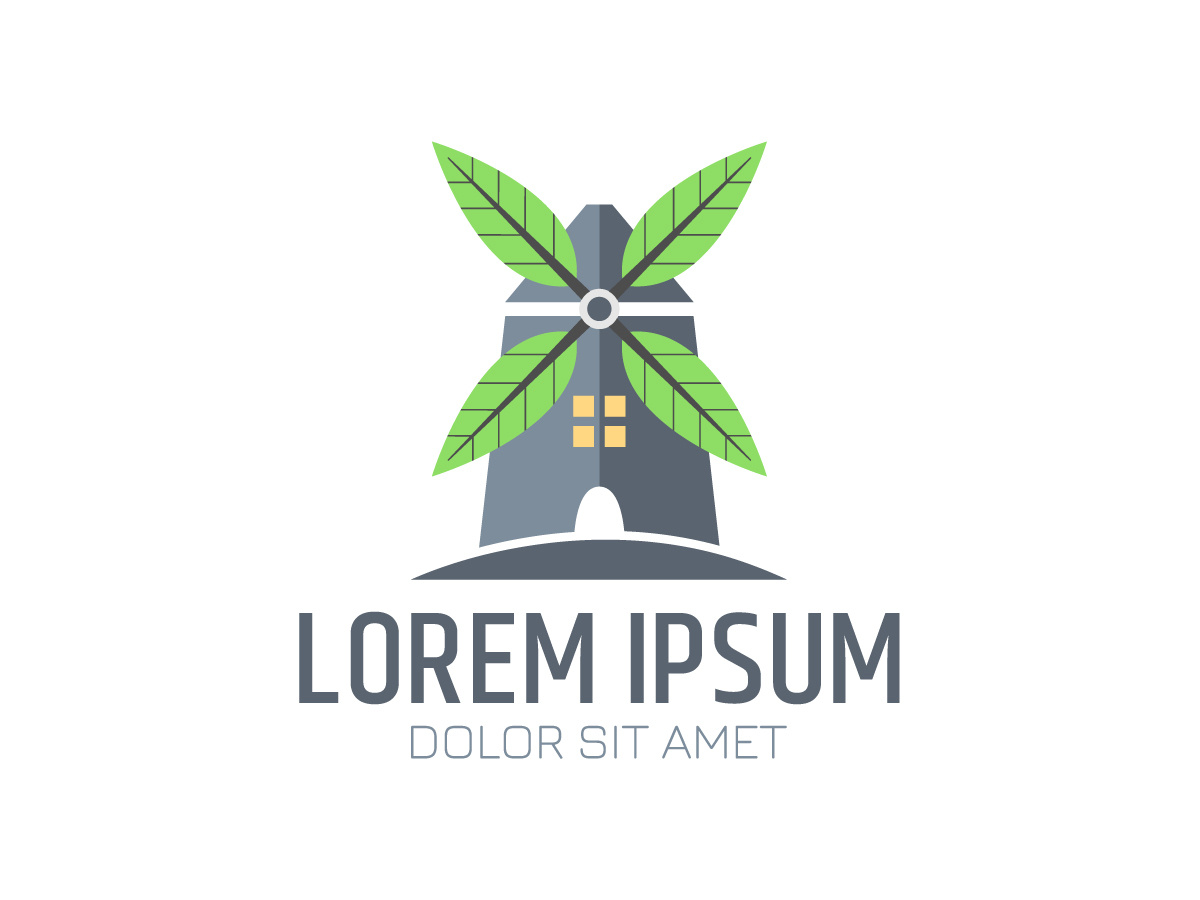 Windmill Green Energy Logo II. by Zsolt Reinhardt on Dribbble