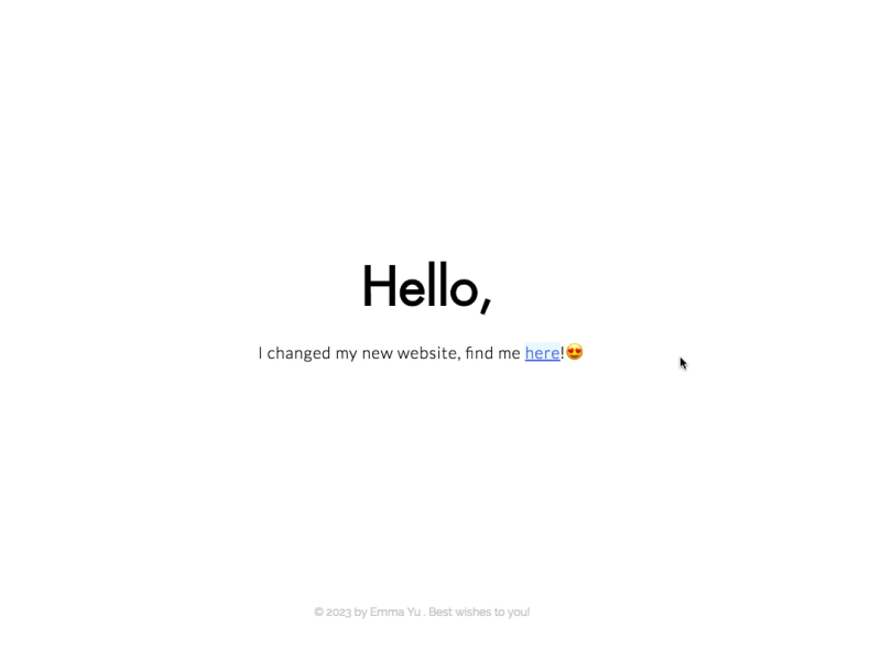 My portfolio website by Emmayu on Dribbble