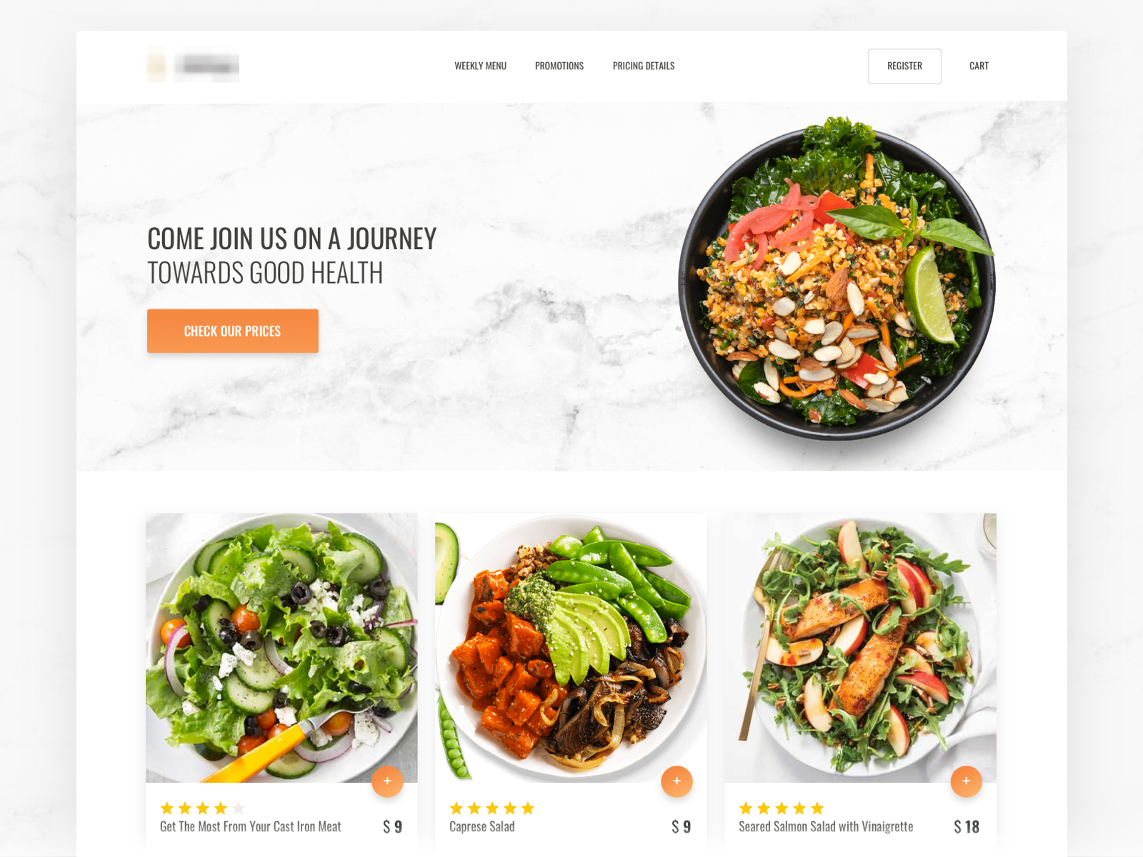 Healthy Food Store by Vlad Chentsov on Dribbble