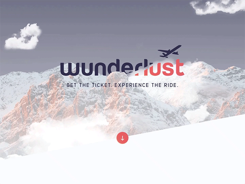 Travel Site Homepage Concept by Francois Brill on Dribbble