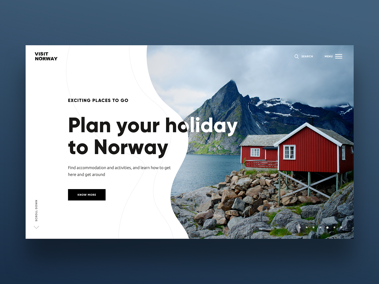 First Screen Concept by Оlya Pisareva on Dribbble