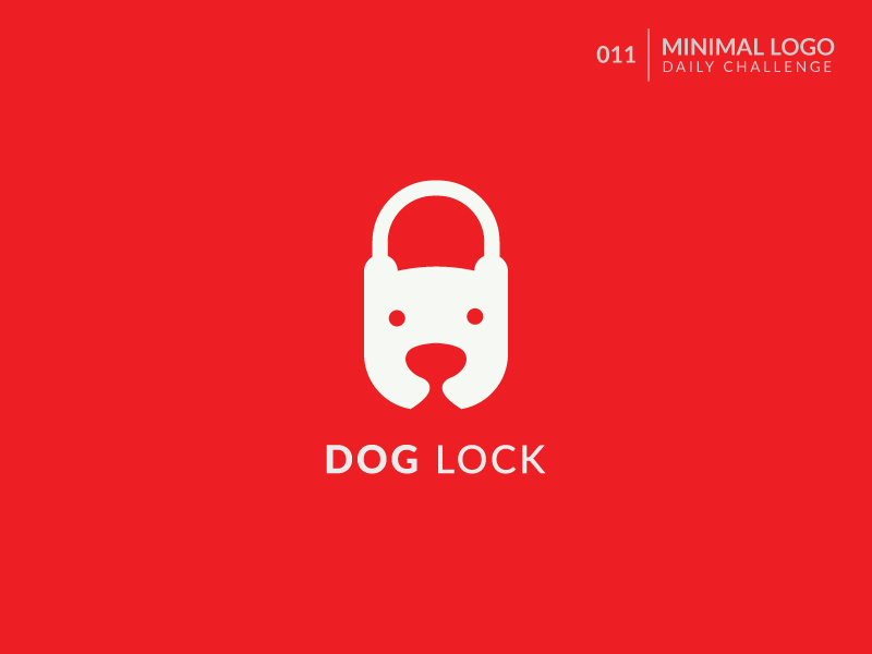 Dog Lock by Designollo on Dribbble