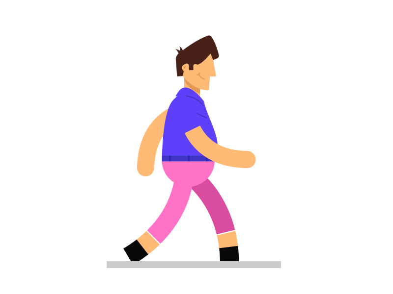 Walk-cycle by Peter Arumugam on Dribbble