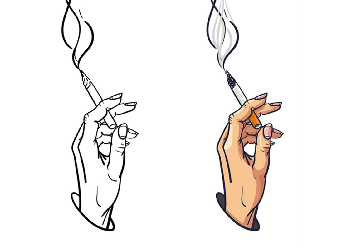 Smokebreak by Yuliya on Dribbble