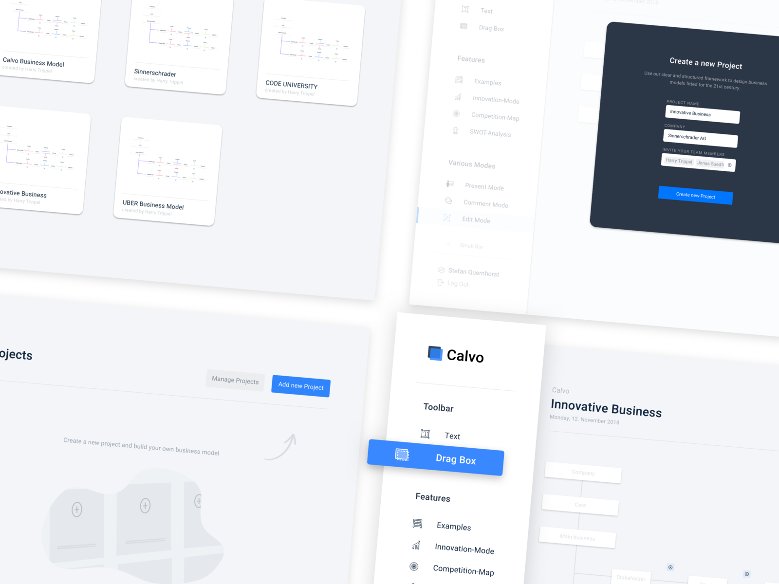 Business Model - Dashboard by Stefan Quernhorst on Dribbble