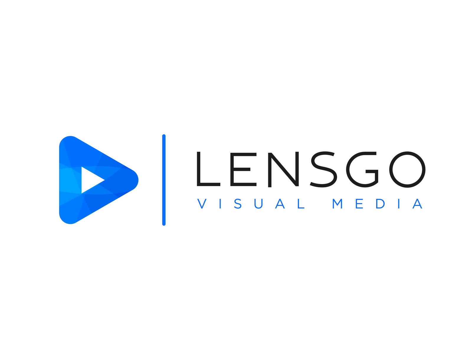 Brand Logo Design - Lensgo Visual Media by awesome.™ on Dribbble
