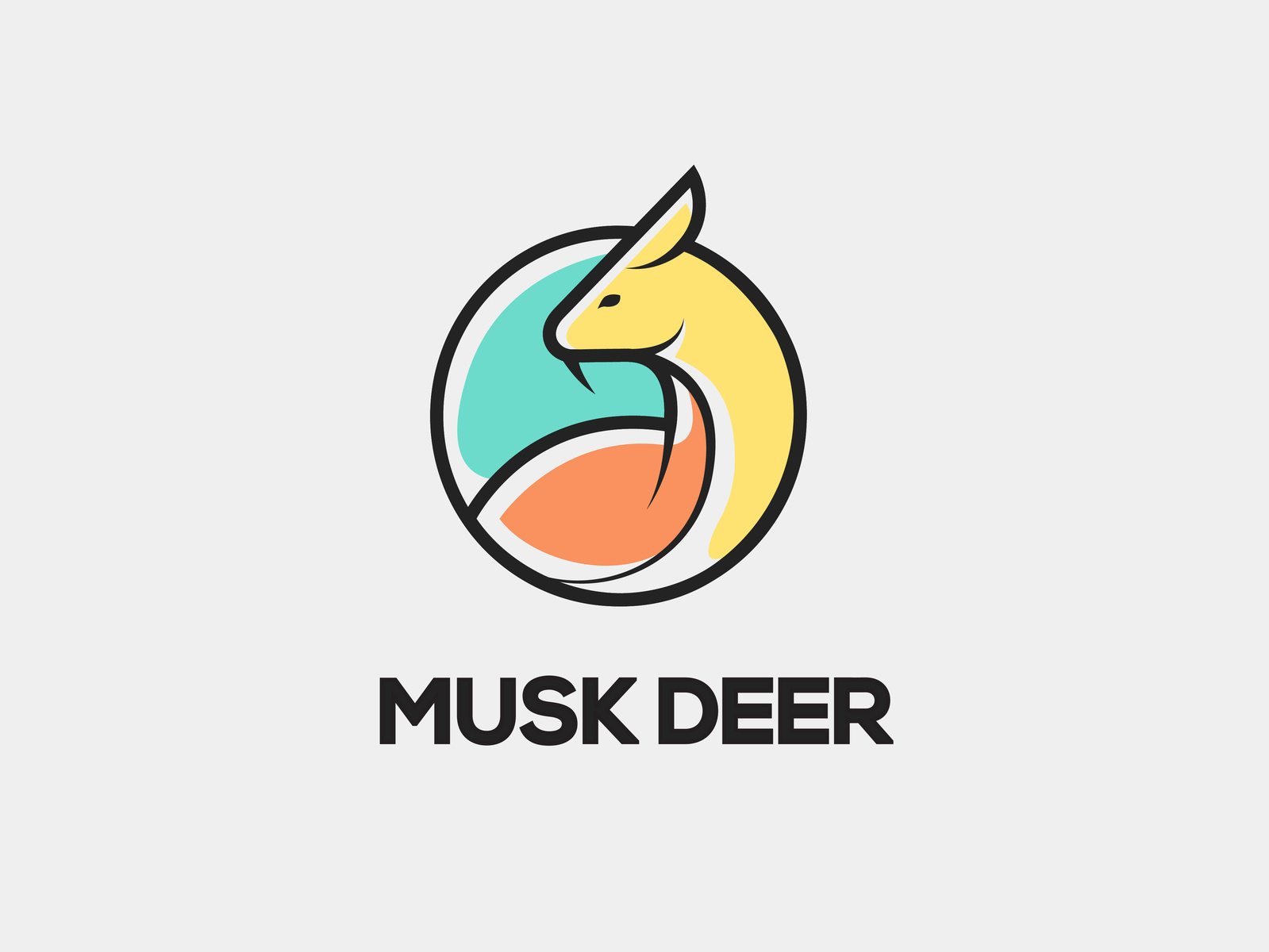 Musk Deer Logo by Hariyana Sanjaya on Dribbble
