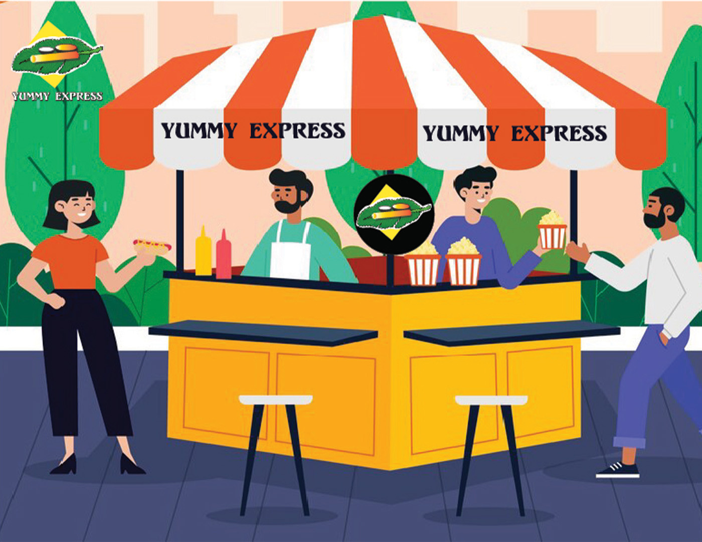 Yummy Express by Bhavna Jain on Dribbble