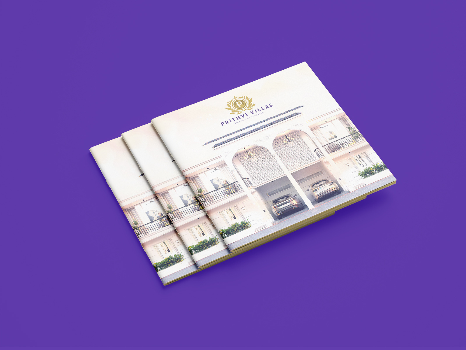 Brochure Design for Prithvi Villas by Carving Dezine on Dribbble