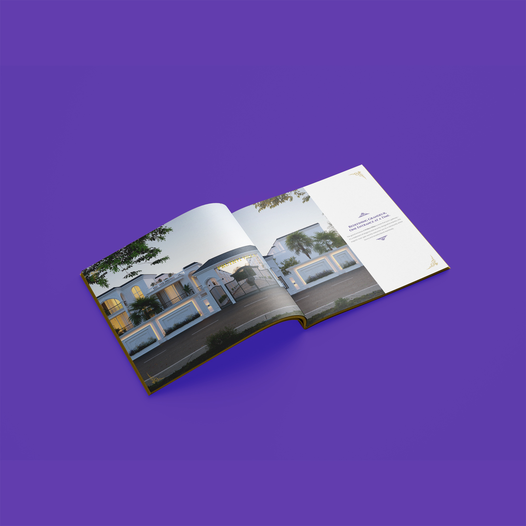Brochure Design for Prithvi Villas by Carving Dezine on Dribbble