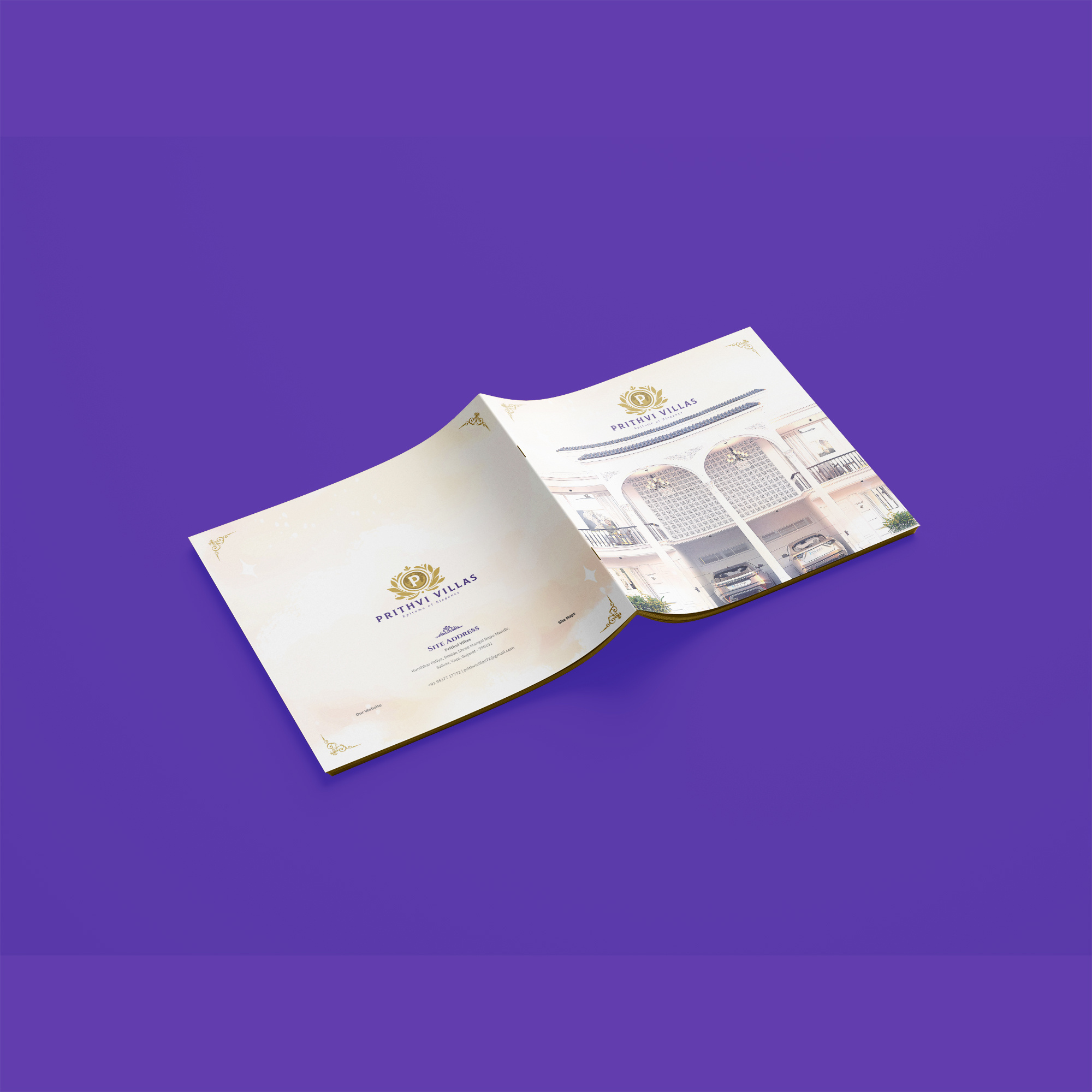 Brochure Design for Prithvi Villas by Carving Dezine on Dribbble