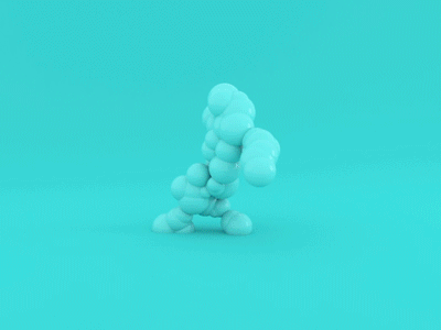 Particle dancing men by Dseagn on Dribbble