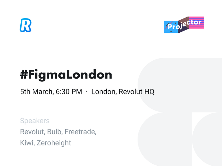 Figma Meetup at Revolut HQ by Nik Berezovsky on Dribbble