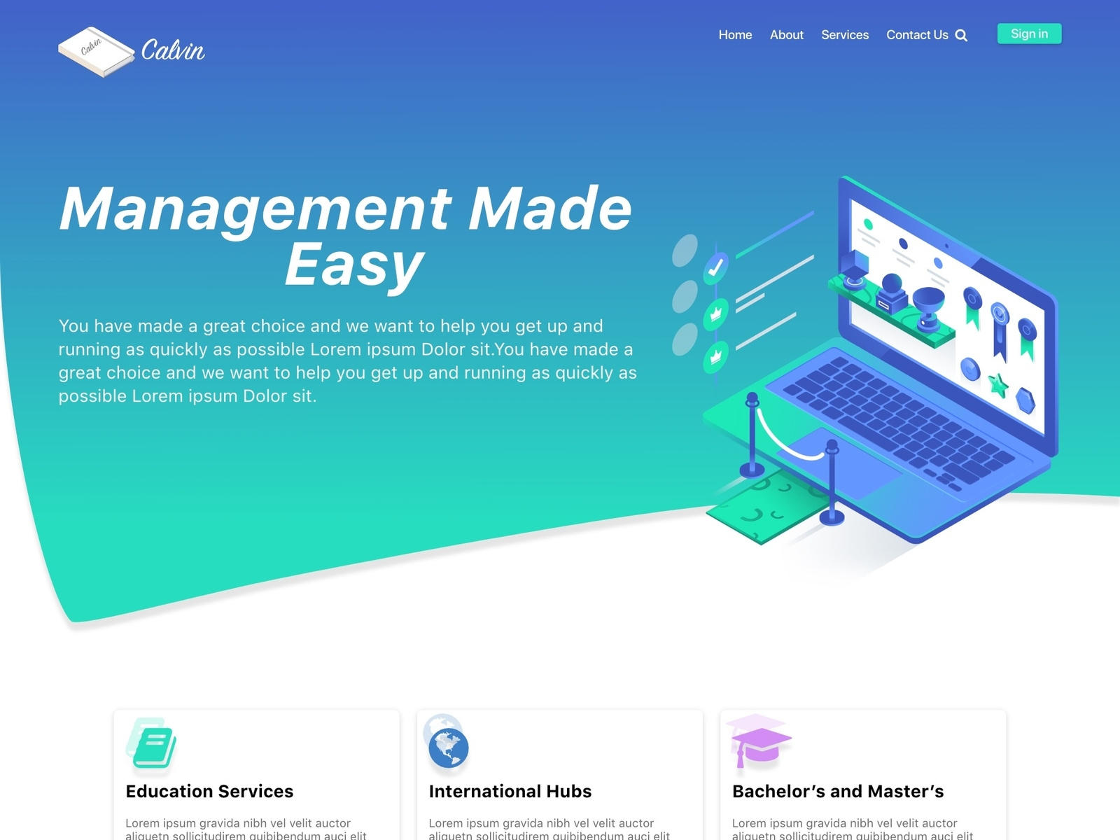 Web Corporate Design by Ideas From SAM on Dribbble