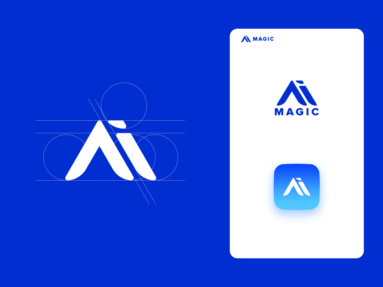 Logo for magic by cara on Dribbble