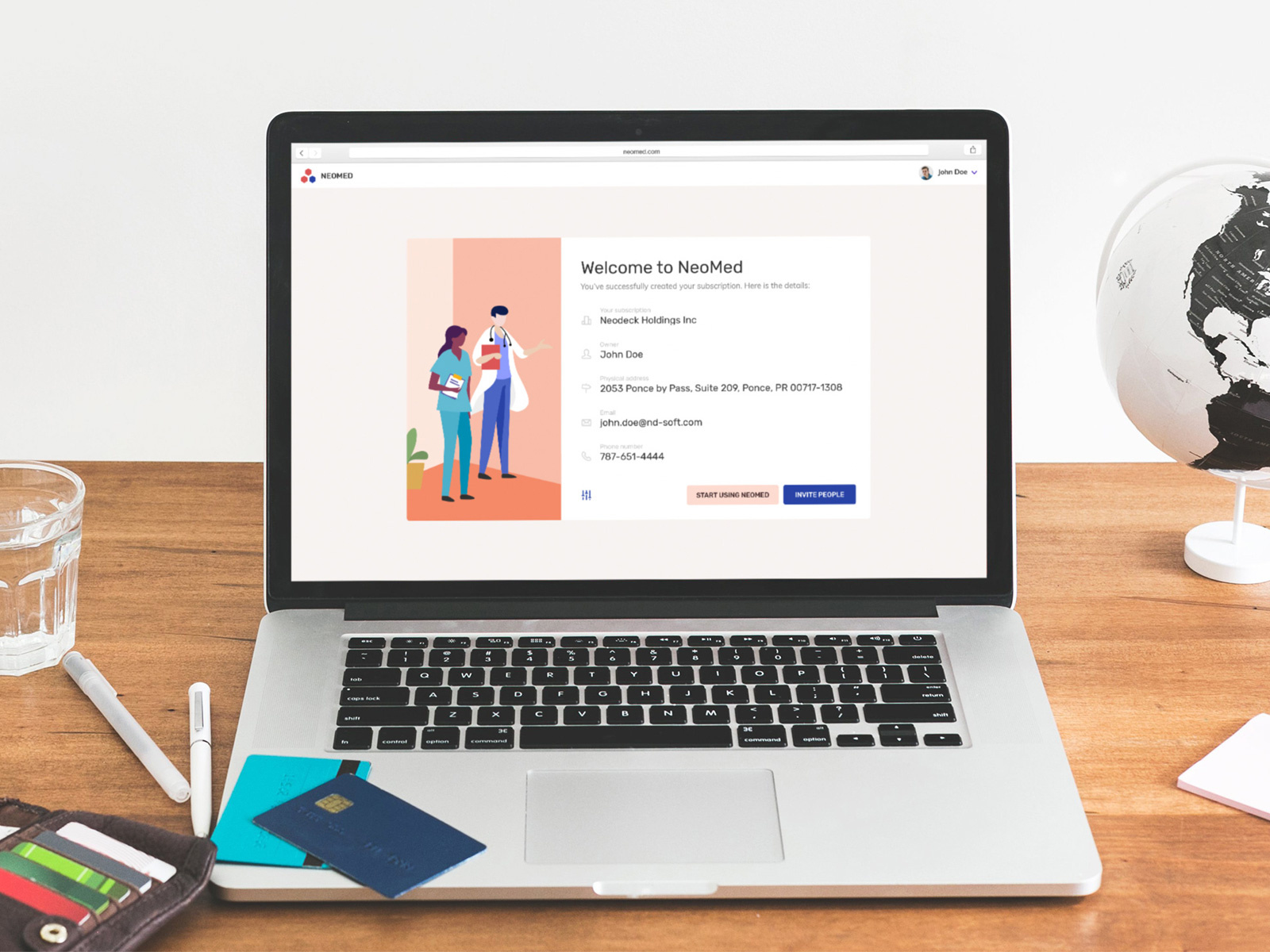 Medical App Welcome Screen by MΛX on Dribbble