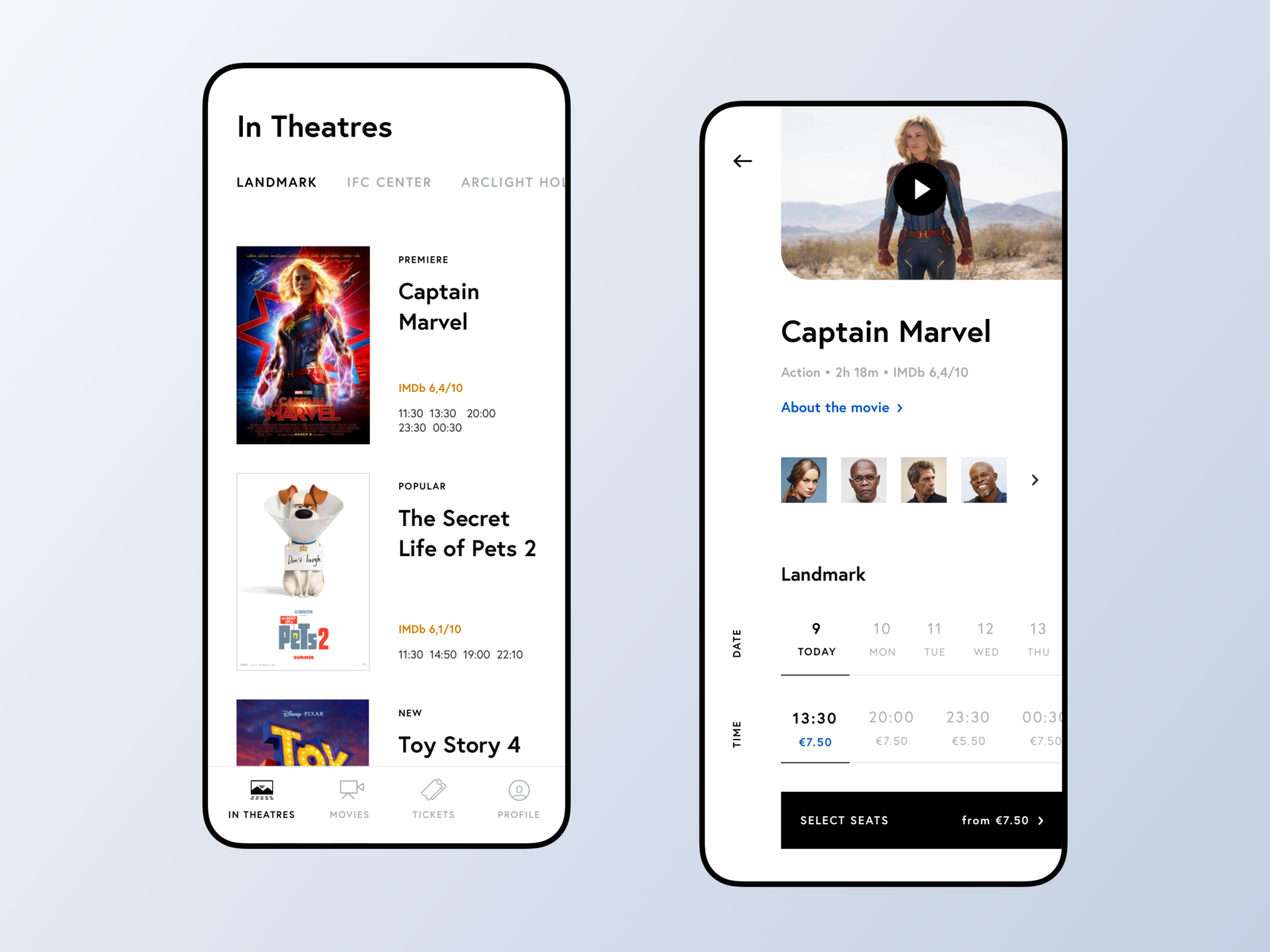 Cinema App by Stan on Dribbble