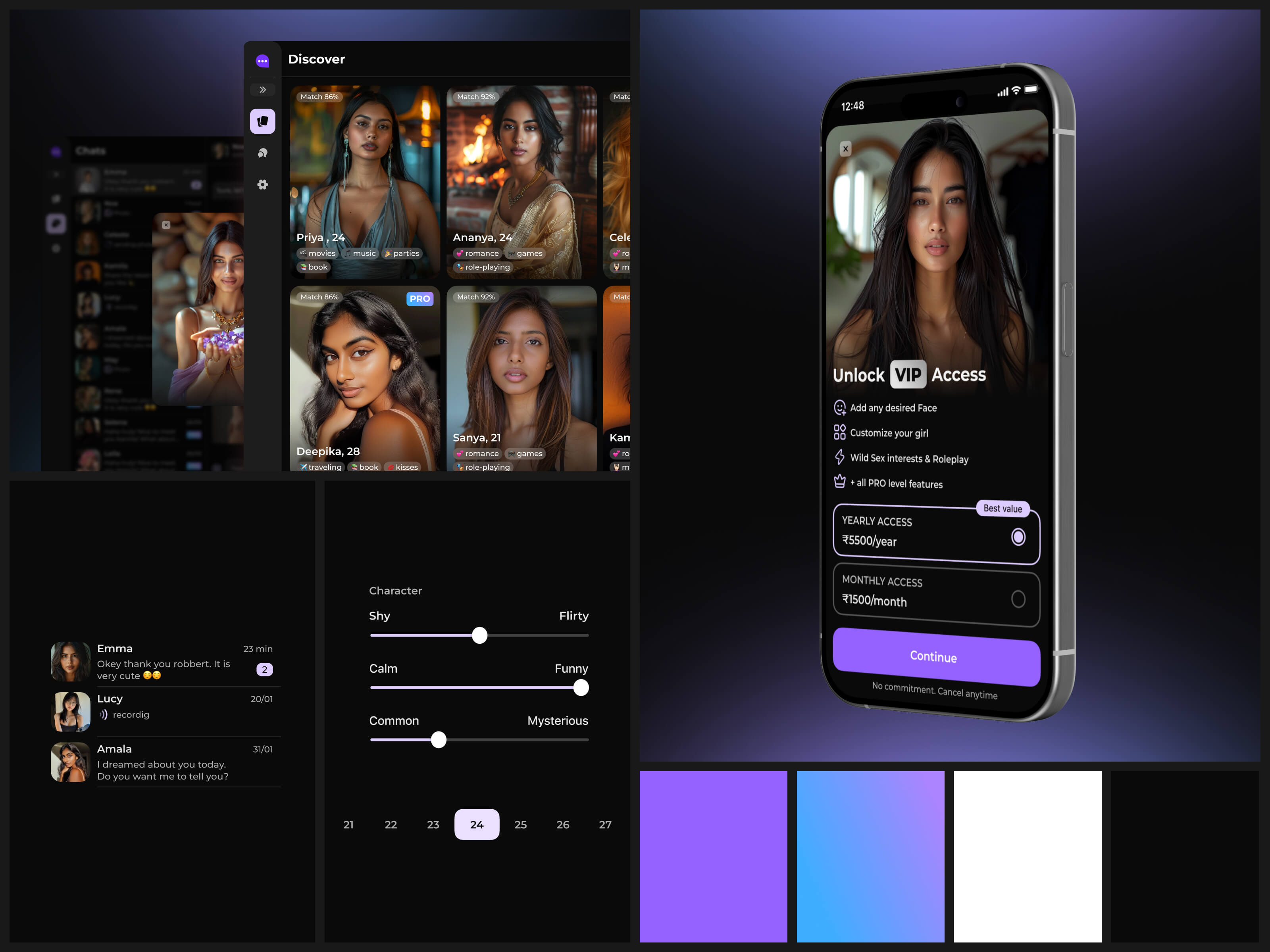 AI Chatbot Design AI Assistant Design Dating App Gen AI Badoo by ...