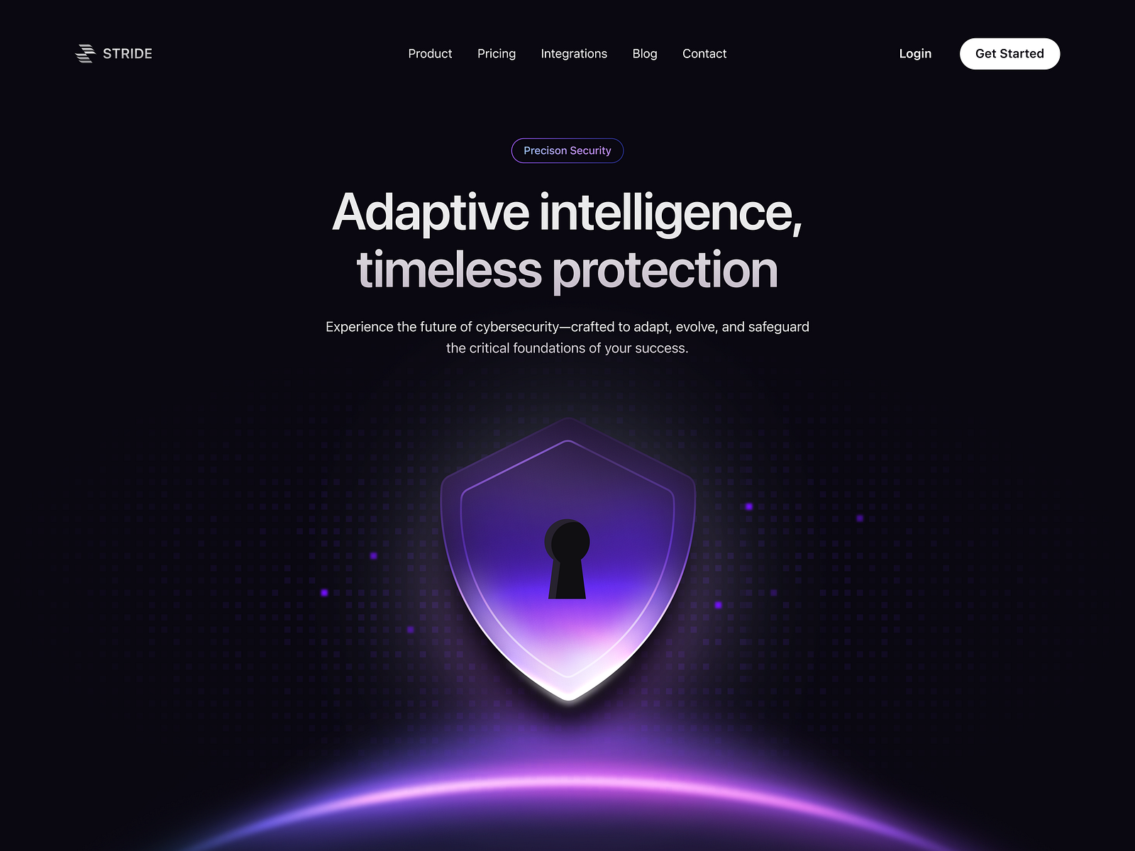 Lockr (Cybersecurity) - Hero Section by Morva Work for Morva Labs on Dribbble